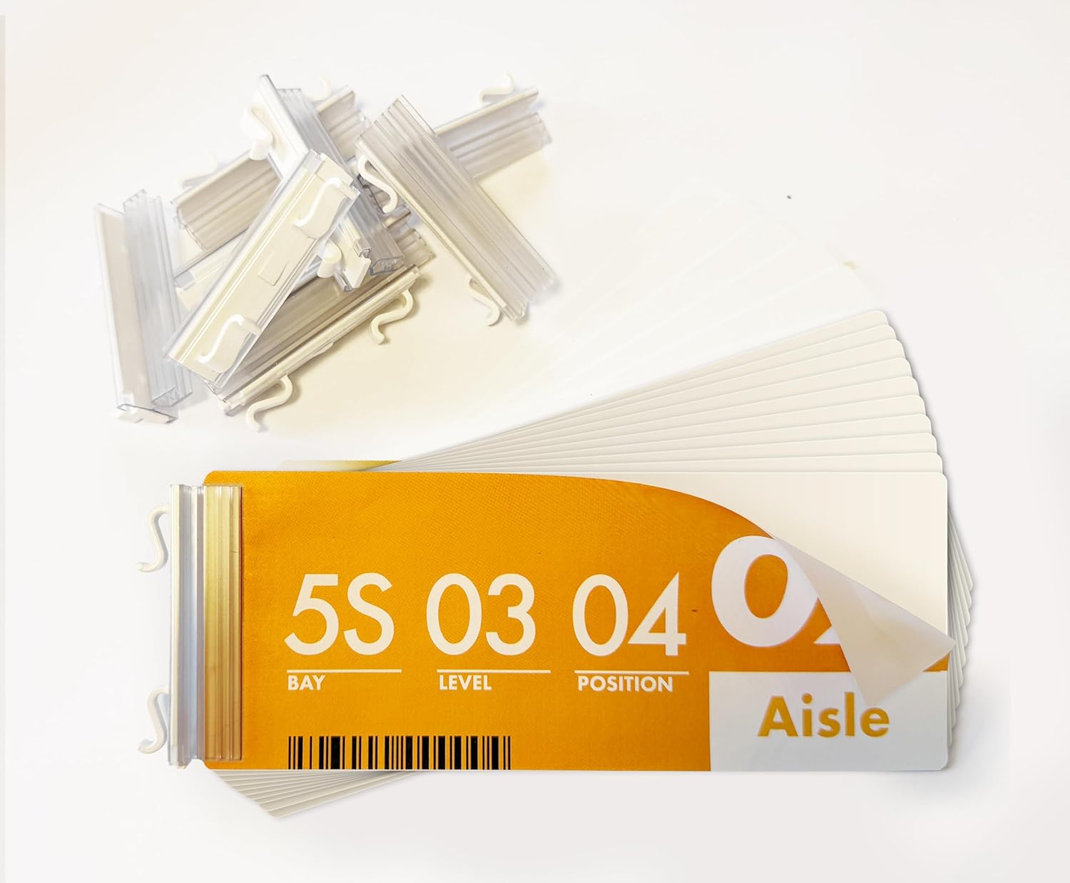 Amazon.com : Warehouse Aisle Sign Holder Kit, Wayfinding Grippers ...