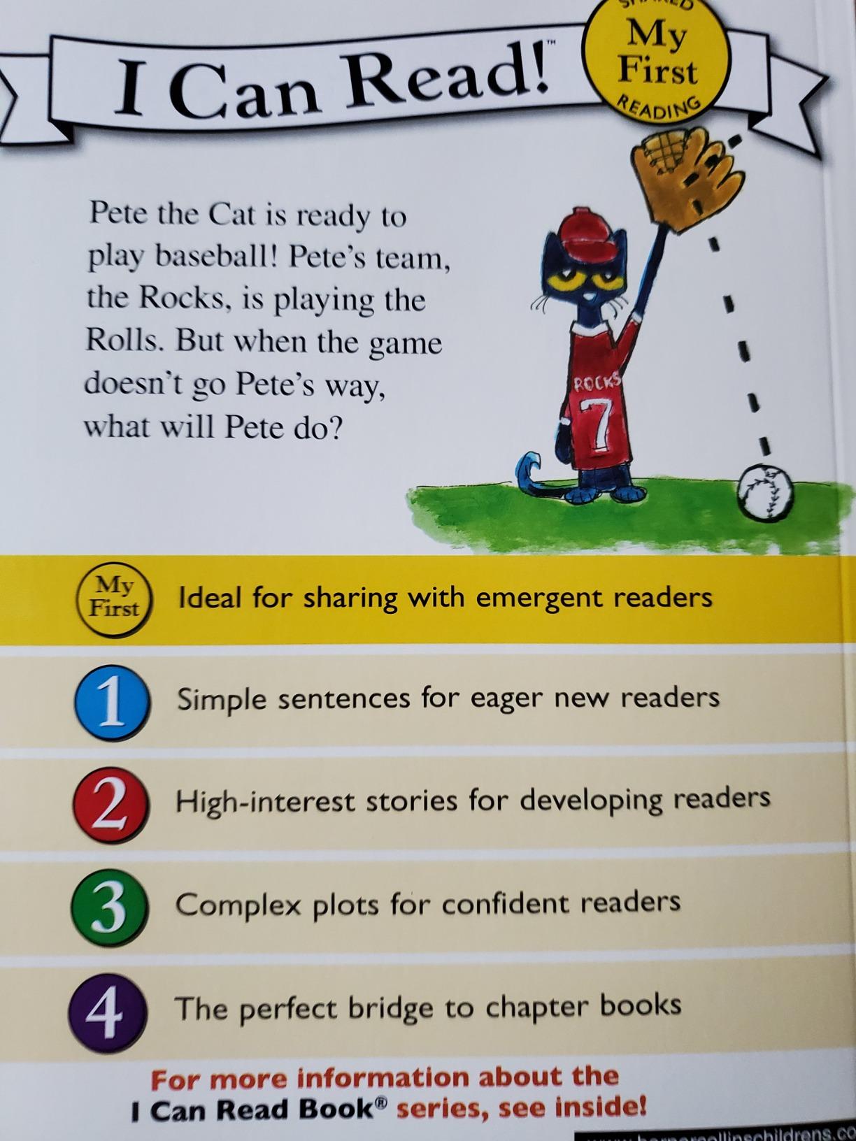 Amazon.com: Pete the Cat: Play Ball! (My First I Can Read ...