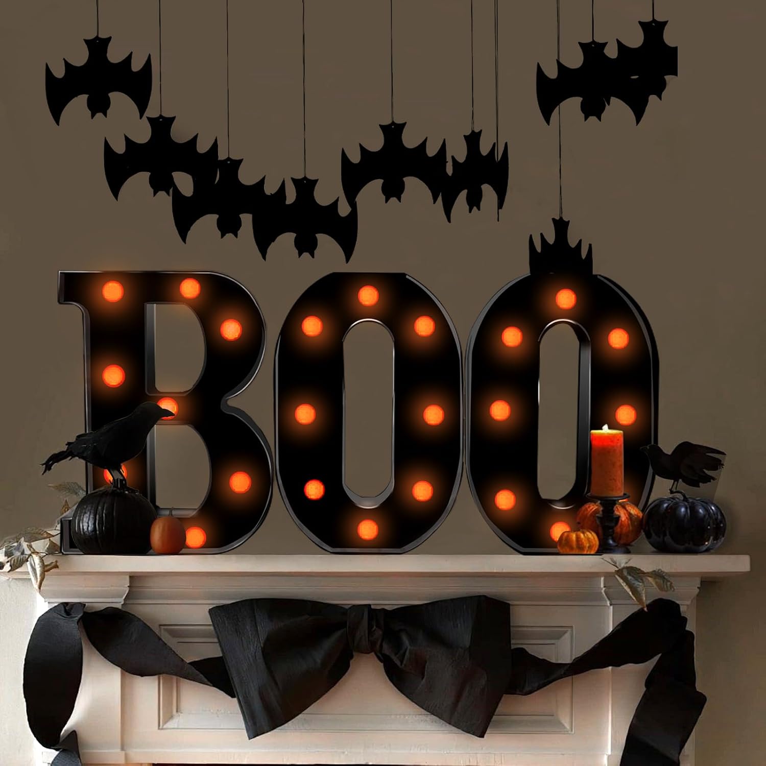 Amazon.com: WUEURU Halloween Decor-Halloween Decorations Indoor-3 LED ...
