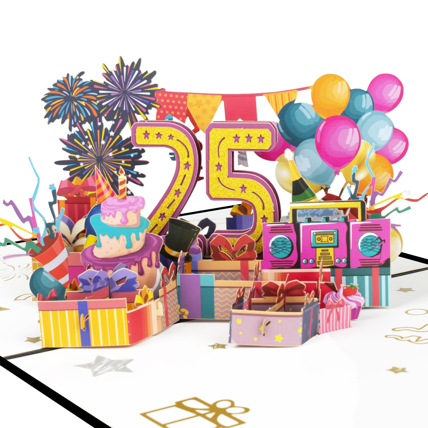 Amazon.com : Magic Ants 25th Birthday Card - Sweet 25 Birthday Cards ...