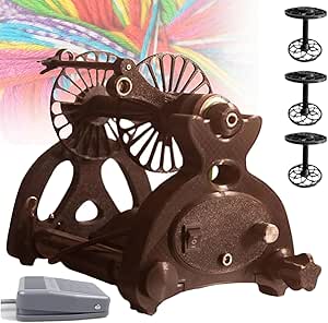 Home Household Automatic Yarn Winding Machine Electric Spinning Wheel 3 ...