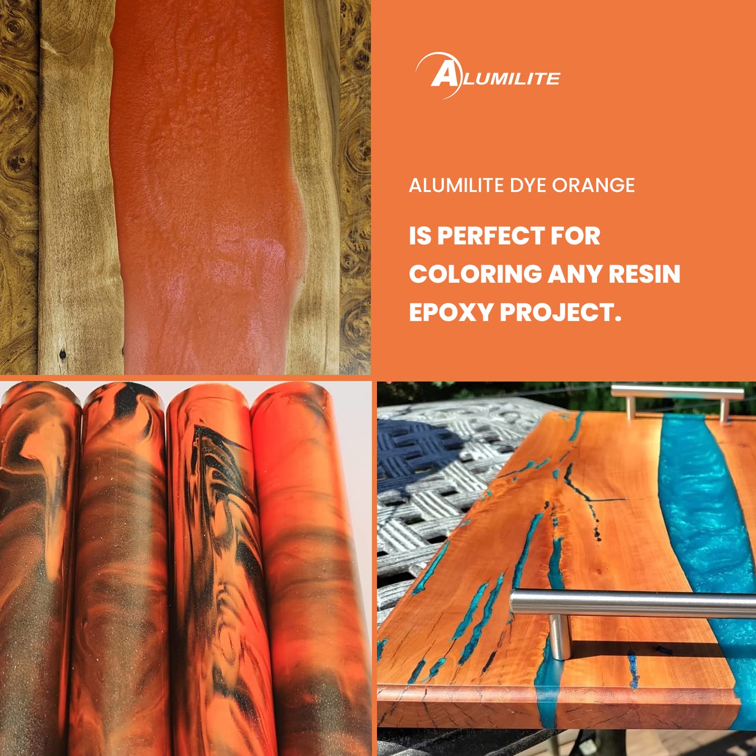 Snapklik.com : Alumilite Dye Liquid Color Tint Orange