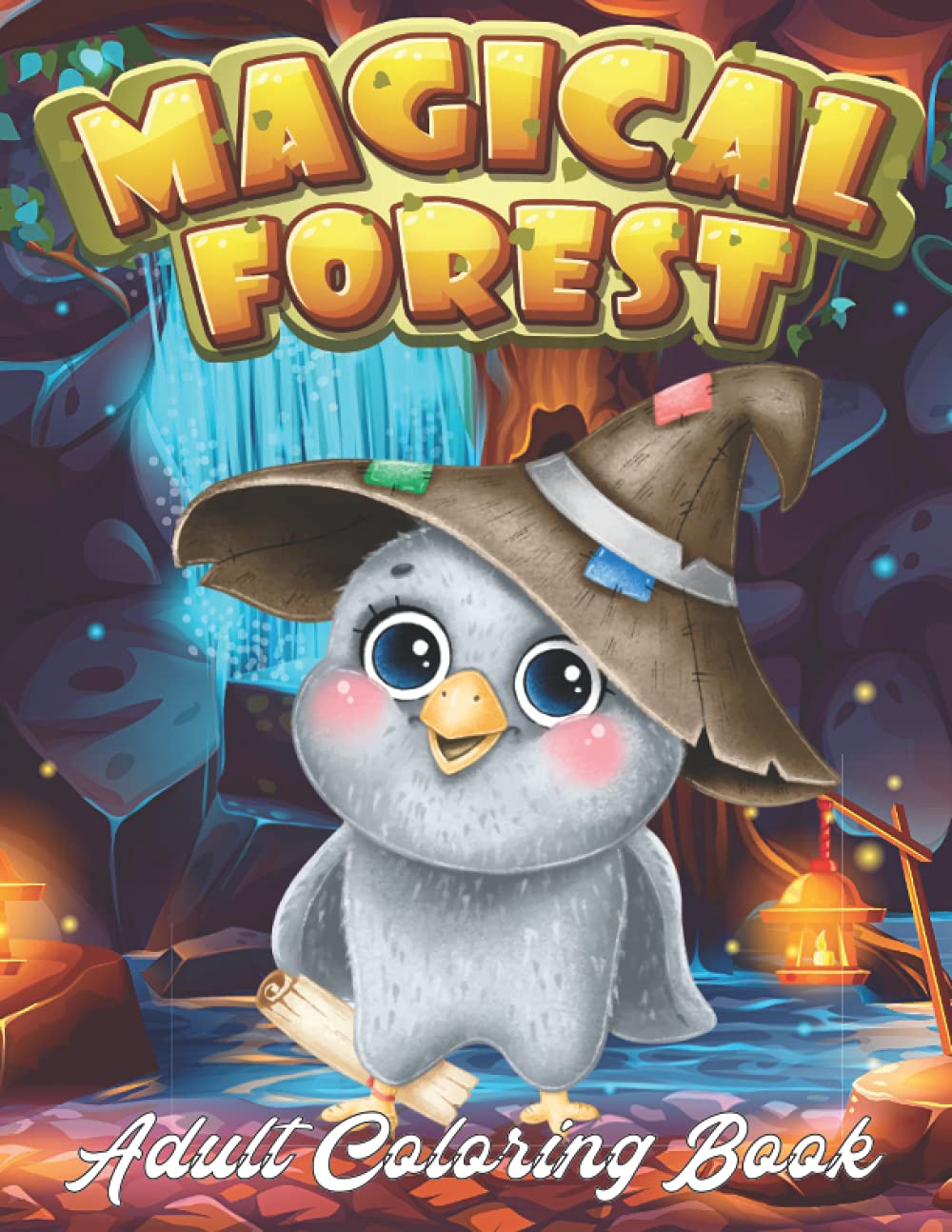 Buy Magical Forest Adult Coloring Book: Magical Forest Coloring Book ...
