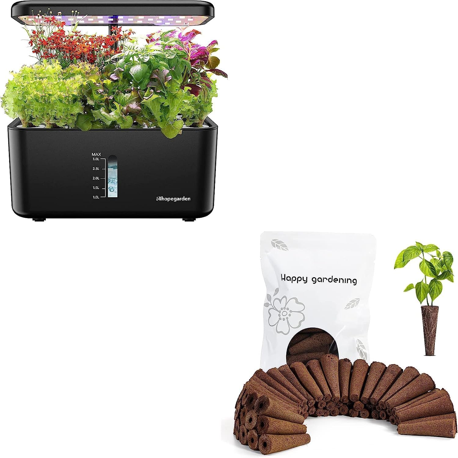 Amazon.com : Indoor Garden Hydroponic Growing System: 12 Pods Plant ...