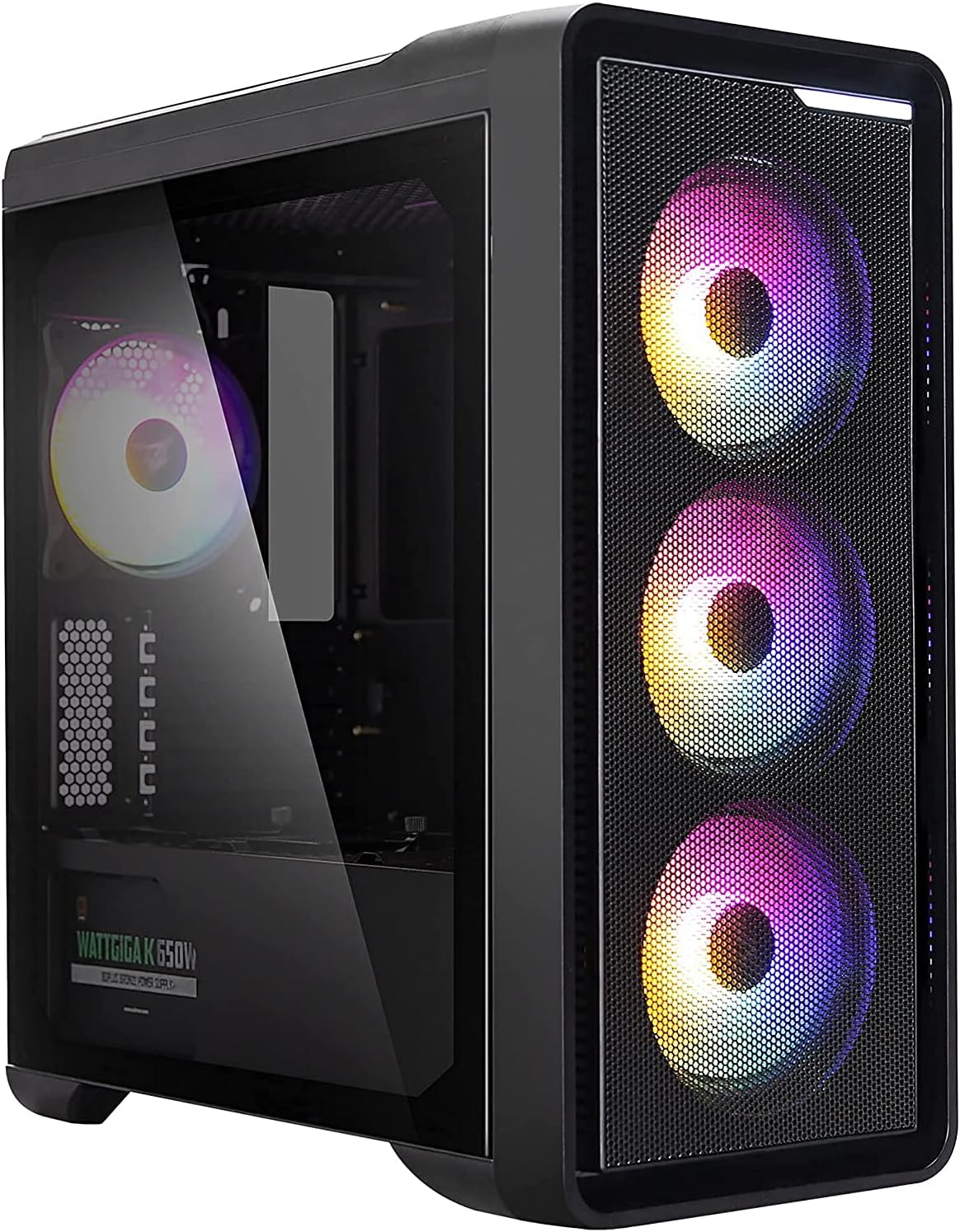 AeroCool Viewport Mini-Tower Case, Gaming PC Gehäuse, optimierter ...