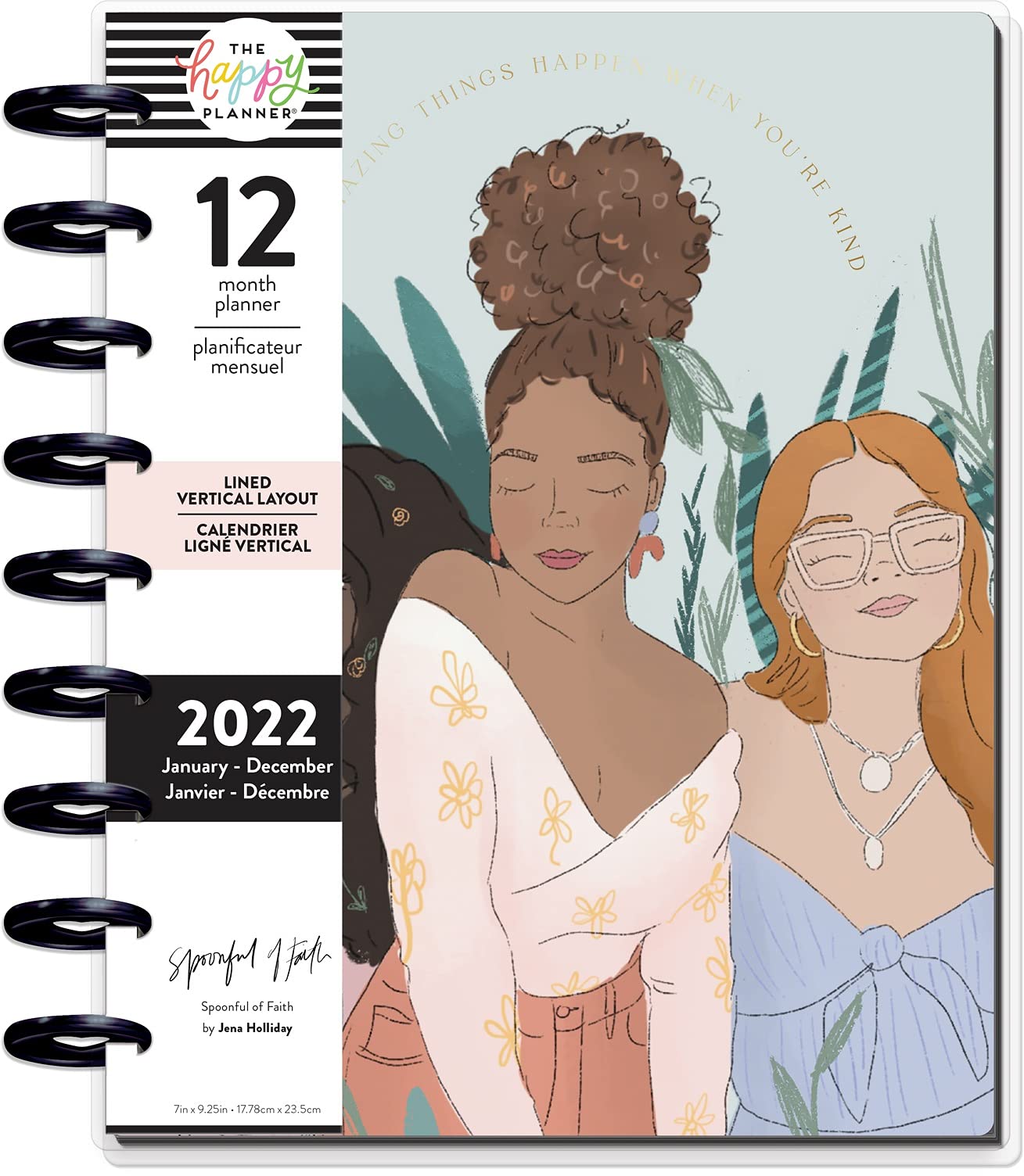 The Happy Planner X Spoonful Of Faith Classic Sized 12 Month Diary 