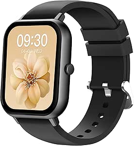 Amazon | MONOMAM Classic スマートウォッチ レディース iphone対応 アンドロイド対応 小さめ バンド幅20mm メンズ 活動量計 Line 着信通知 (BLACK ...