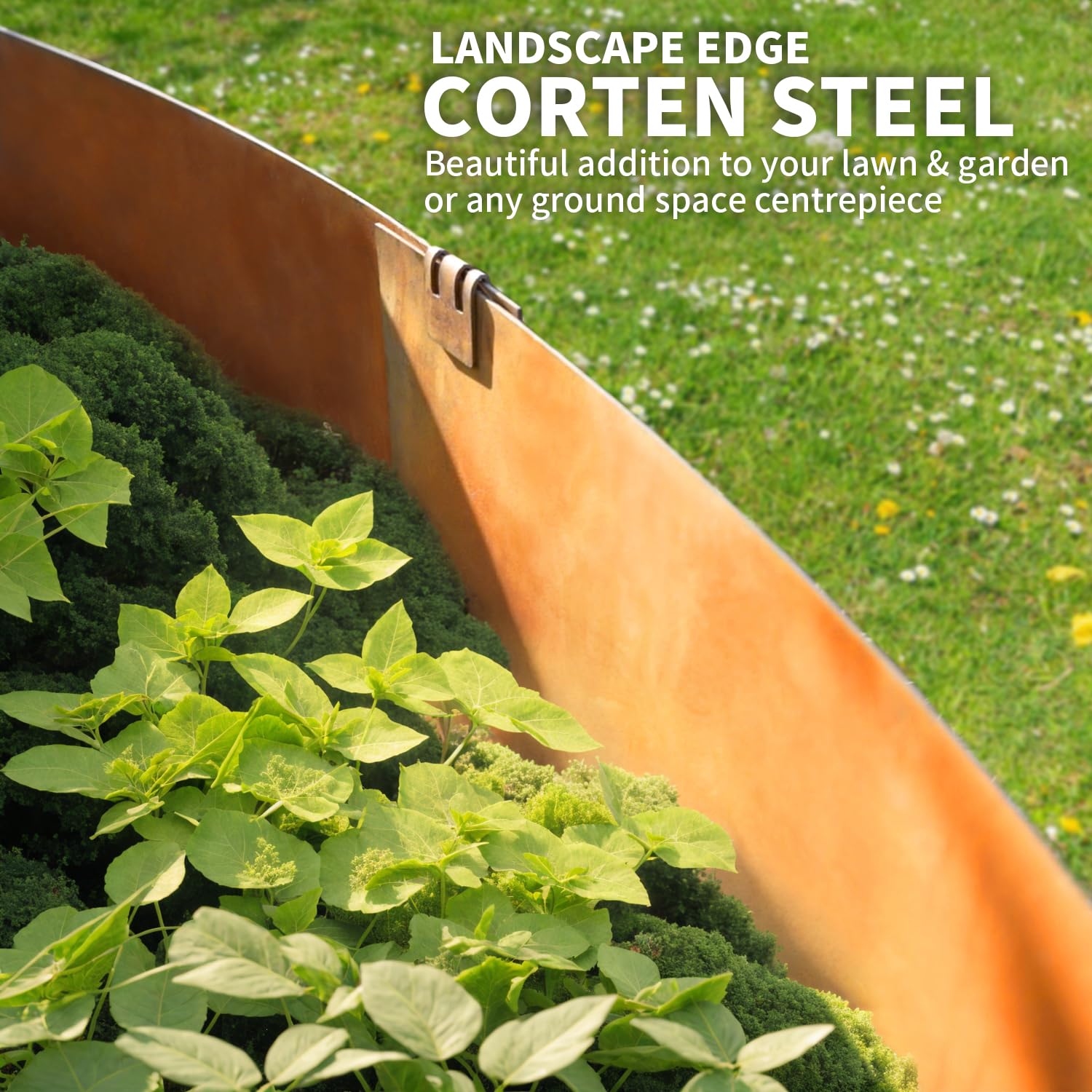 Cortex Steel Landscape Edging EdgePro Corten Steel Landscape Edging