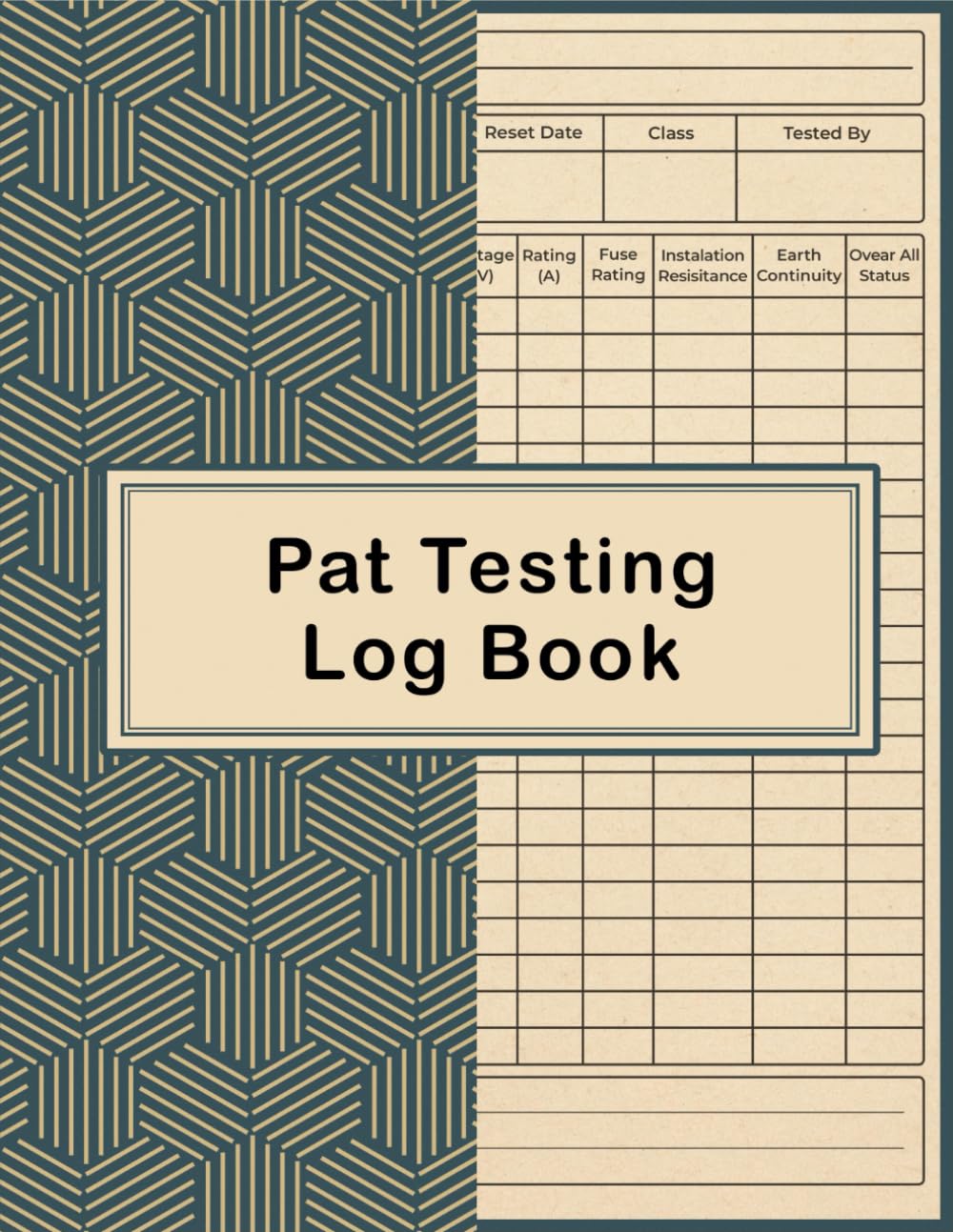 Pat testing Log Book: Portable Appliance Testing Record Book For PAT ...