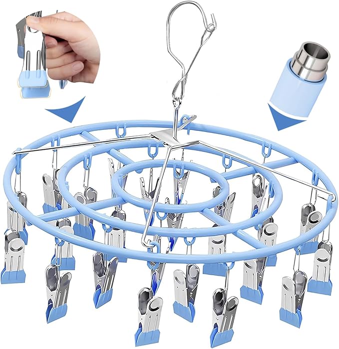 Compact Sock and Underwear Dryer Hanger - Ultimate Space-Saving Clothes ...