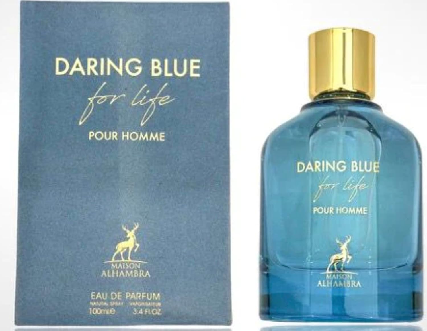 Buy MAISON ALHAMBRA Daring Blue For Life Men Long Lasting Eau De Parfum ...