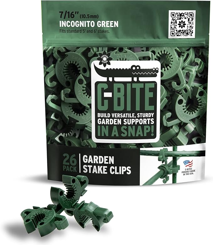 Amazon.com : C-Bite Garden Clips Customizable, Reusable, and Strong ...