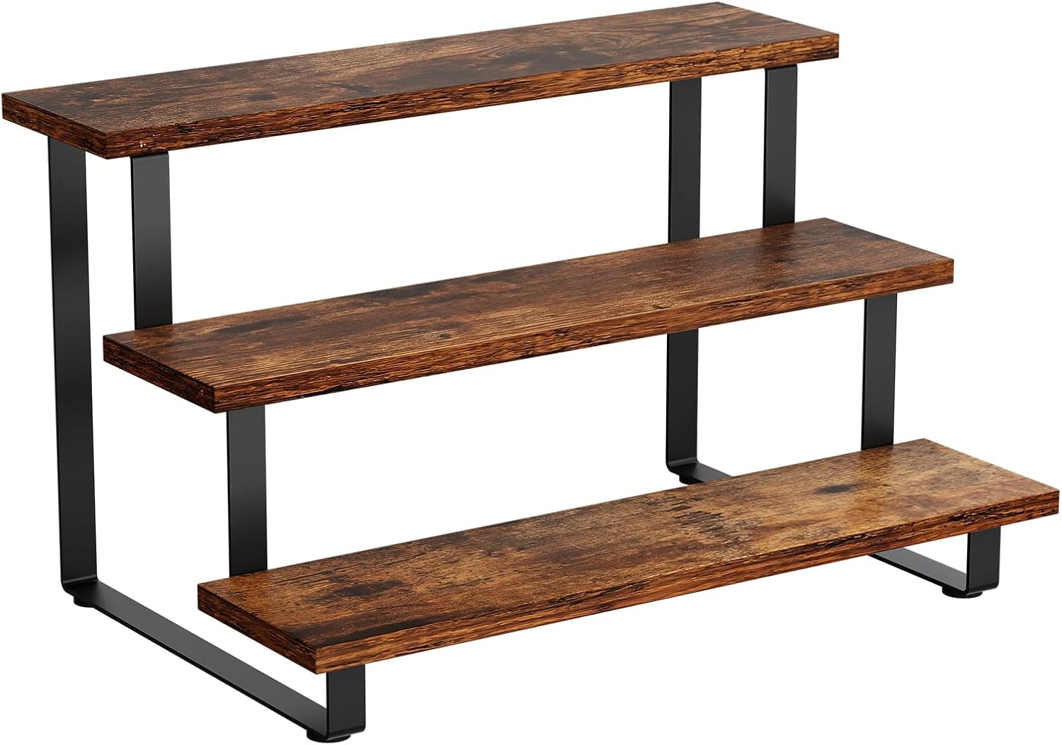 Amazon.com: Vfelf Wood Display Risers,15.7in 3-Tier Shelf Organizer ...