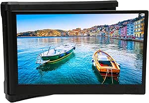 12 Inch Portable Laptop Monitor, FHD 1080P IPS Screen Extender Type C ...