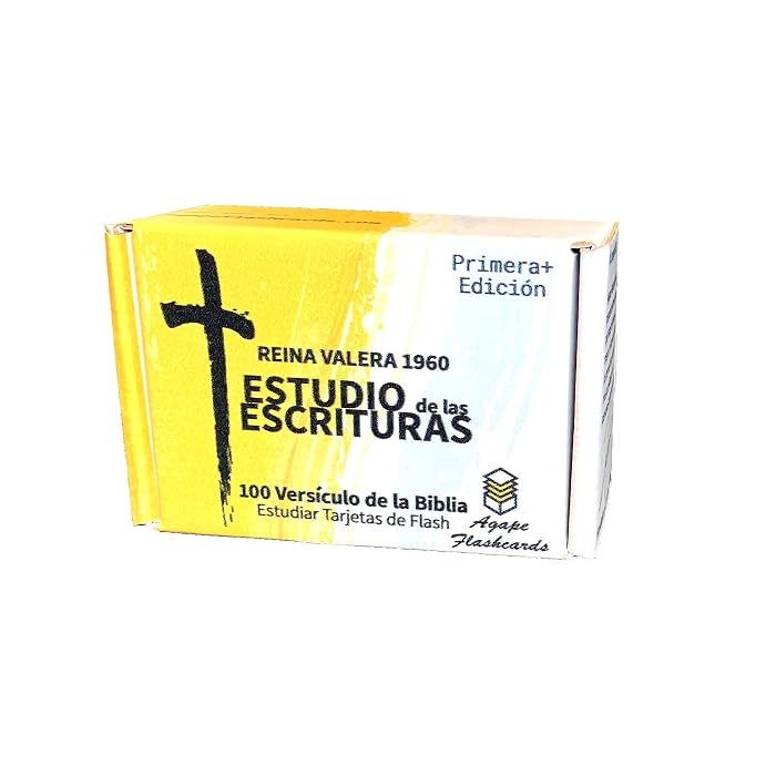 Buy Agape Flashcards - Spanish Bible Scripture Study: Estudio de las ...