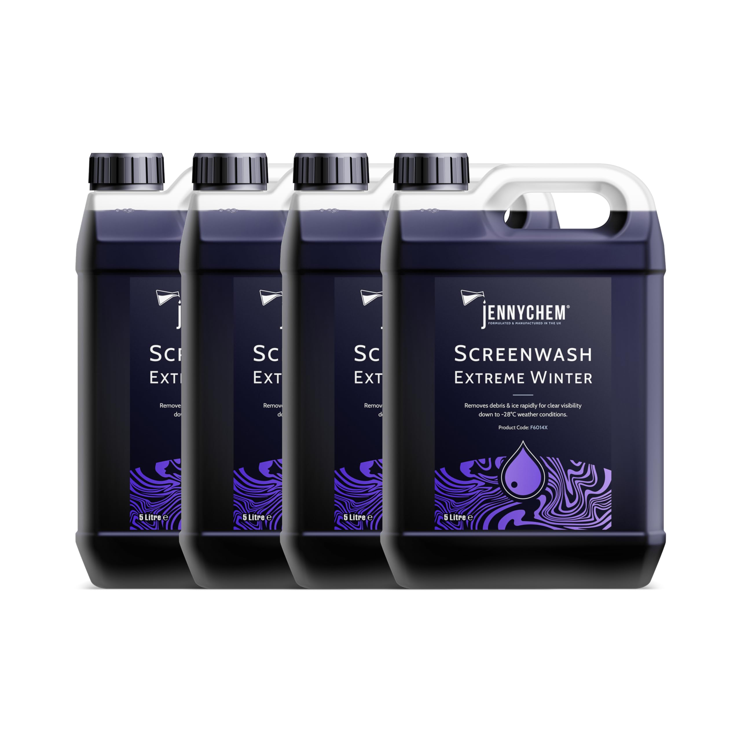 Jennychem Extreme Screenwash Concentrate Winter 20L (4x5L). Winter ...