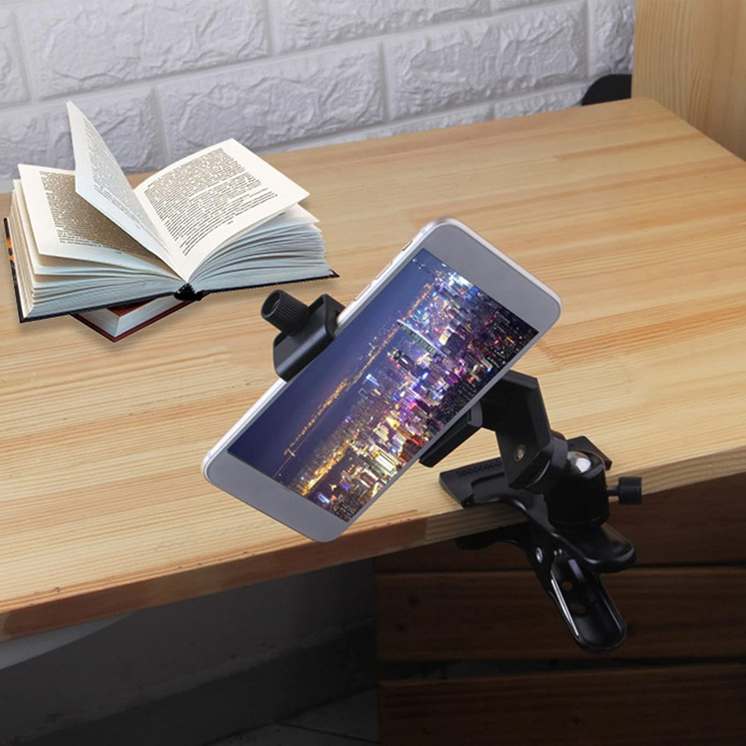 Camera Flash Mount Stand Tripod Clamp and Horizontal Vertical Swivel ...