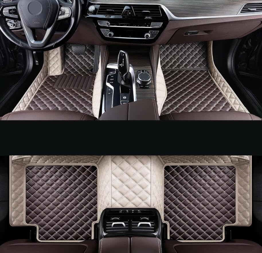 Amazon.com: LIODOR Nappa Leather Full Coverage All-Weather car Floor ...