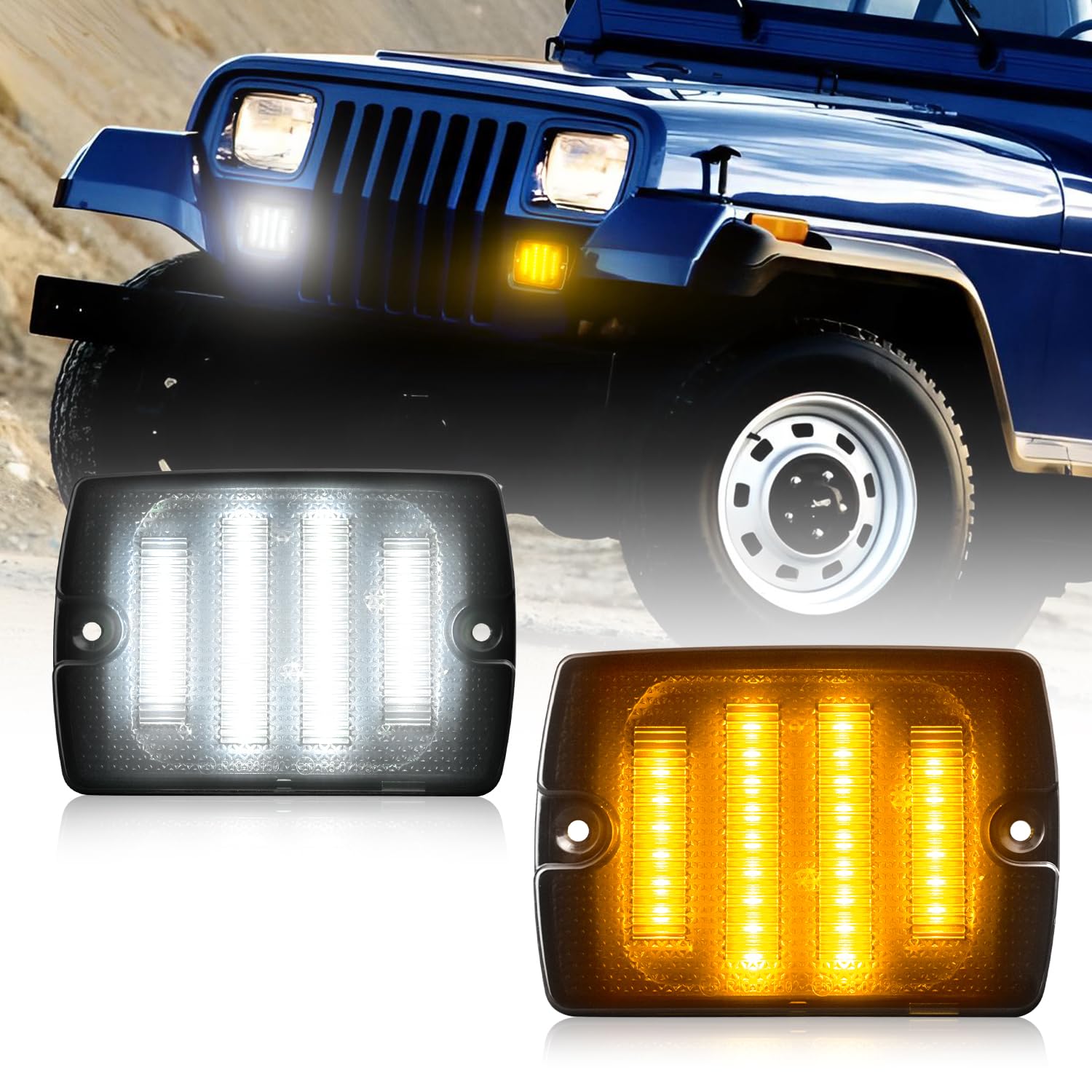 Amazon.com: AUTOONE Upgraded Switchback LED Lights Lamps Assembly ...