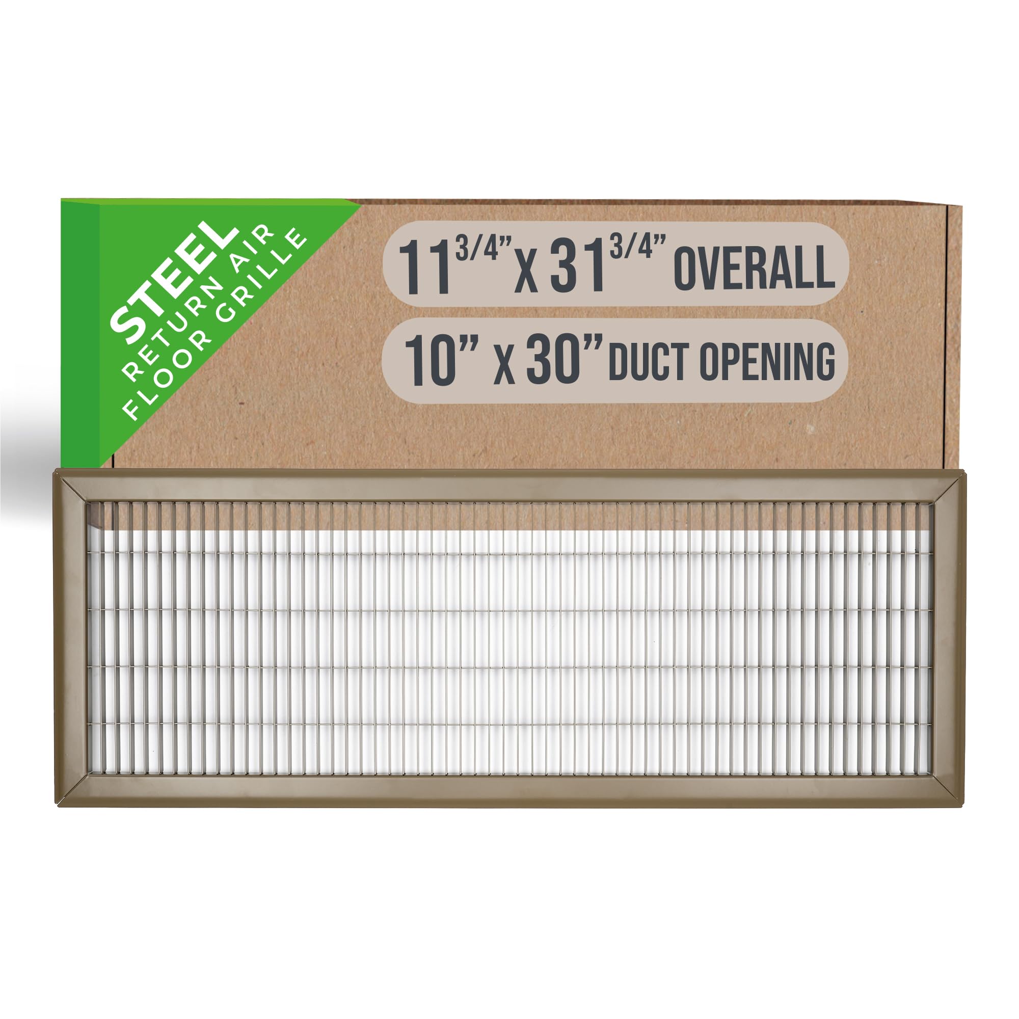 Fits 10x30 and 30x10 Duct Opening | Return Air Floor Grille by Handua ...