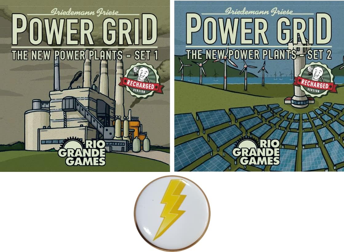 Amazon.com: Power Grid Game Expansions Bundle of New Power Plant Cards ...