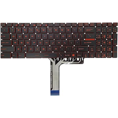 Amazon.com: Replacement Keyboard for MSI GS75 GP75 GE75 GF75 GL65 GL75 ...