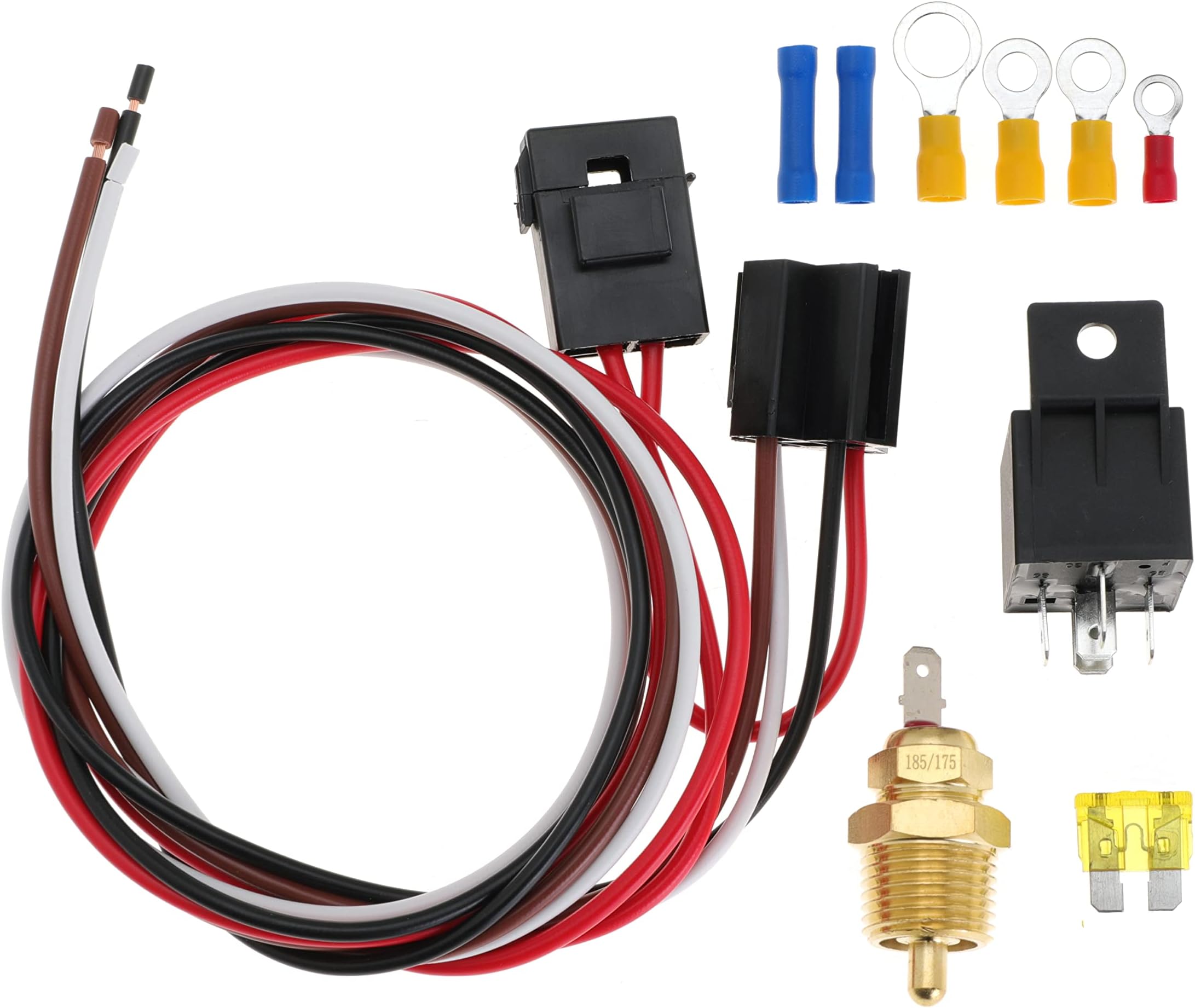 Amazon.com: COLD CASE RADIATORS-EF-1 Electric Fan Relay Wiring Kit ...