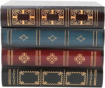 Amazon.com: Fake Book Box Storage Decorative Book Storage Box Vintage ...
