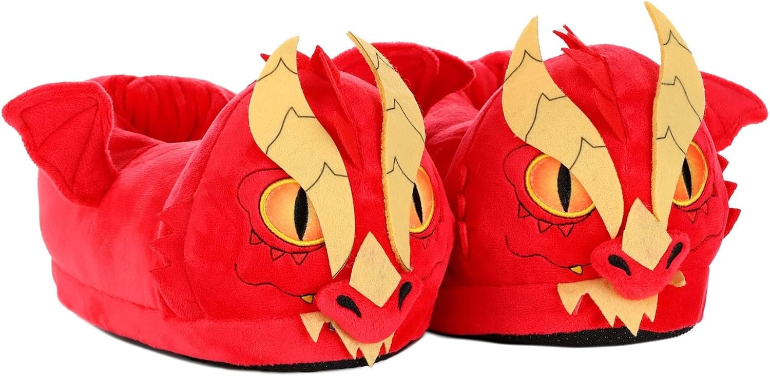 Amazon.com | Dungeons & Dragons Dragon Slippers Cosplay Footwear with ...
