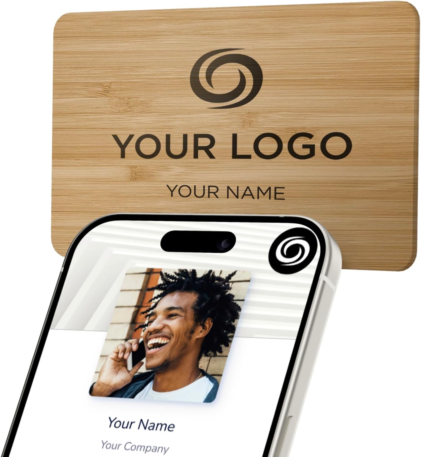 Amazon.com: Linq Fully Custom Logo Digital Business Card - Smart NFC ...