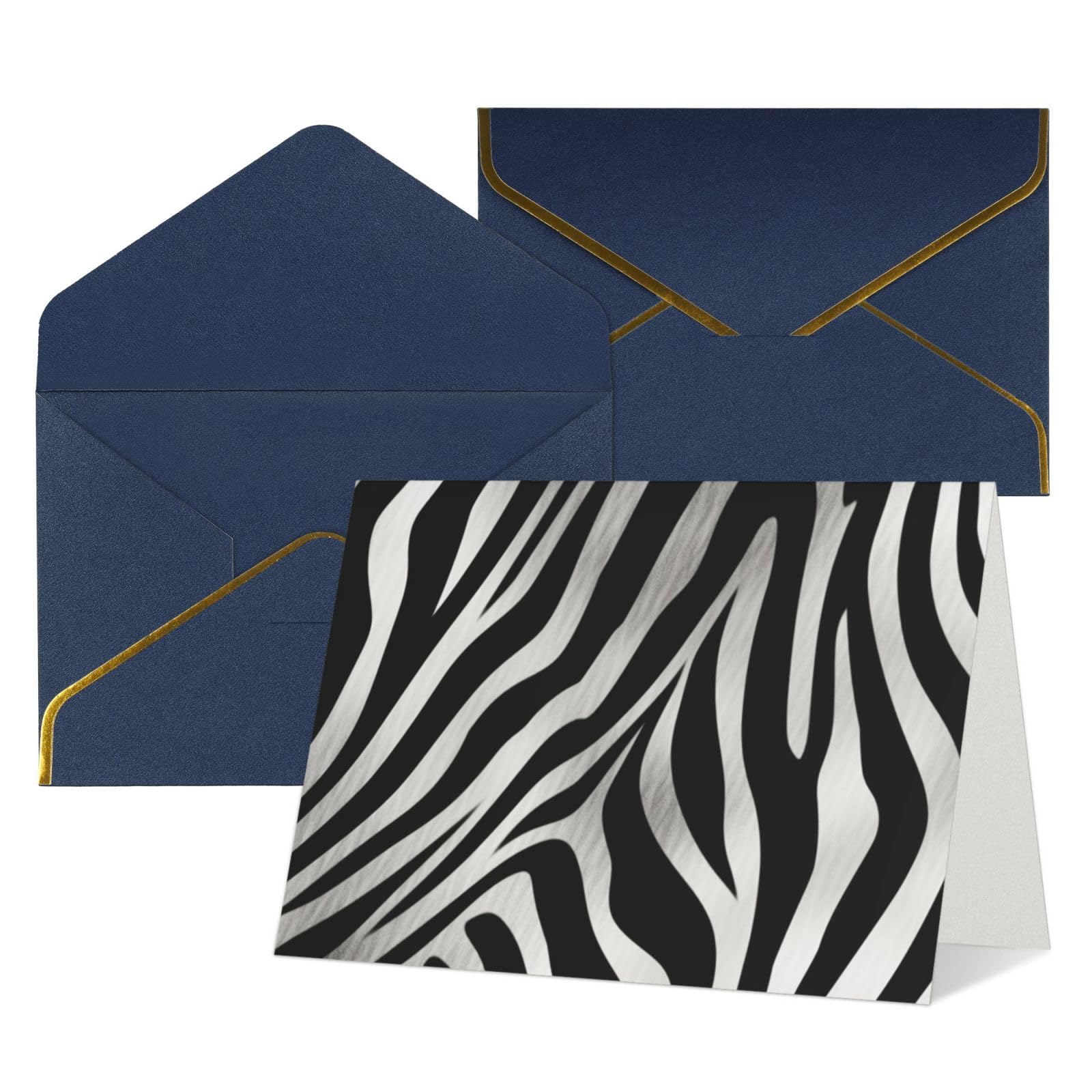 Zebra Print Blank Invitations Paper 104523 133 Zebra Blank PVC ID Card