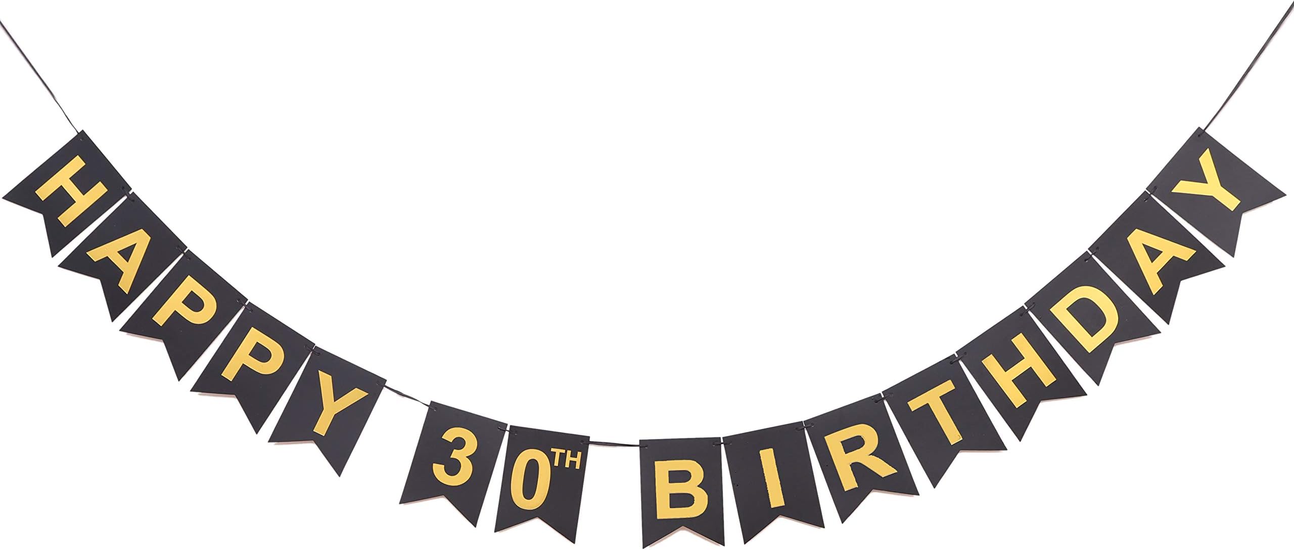 Amazon.com: Beer birthday banner Cheers to 30 Years Paper Graland 30th ...