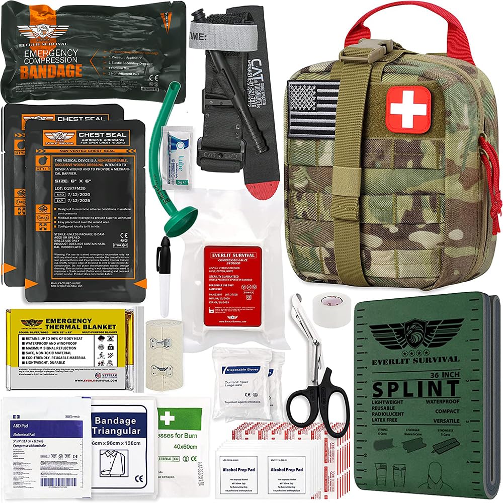 Snapklik.com : EVERLIT Advanced Emergency Trauma Kit, CAT GEN-7 ...