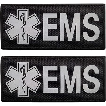 Amazon.com: EMT EMS Paramedic Medic Patch [2PC - Hook Fastener-Miltacusa]
