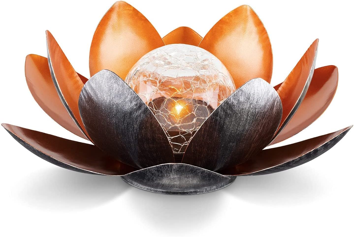 QZZP Lotus Solar Lights Outdoor,Solar LED Powered Garden Light ...