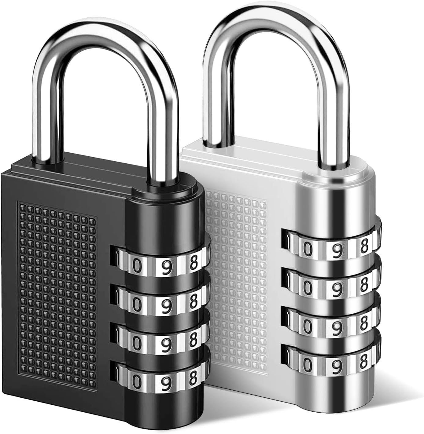 Candados,2 Pack Candado para Locker, Candado de Combinación Reajustable ...