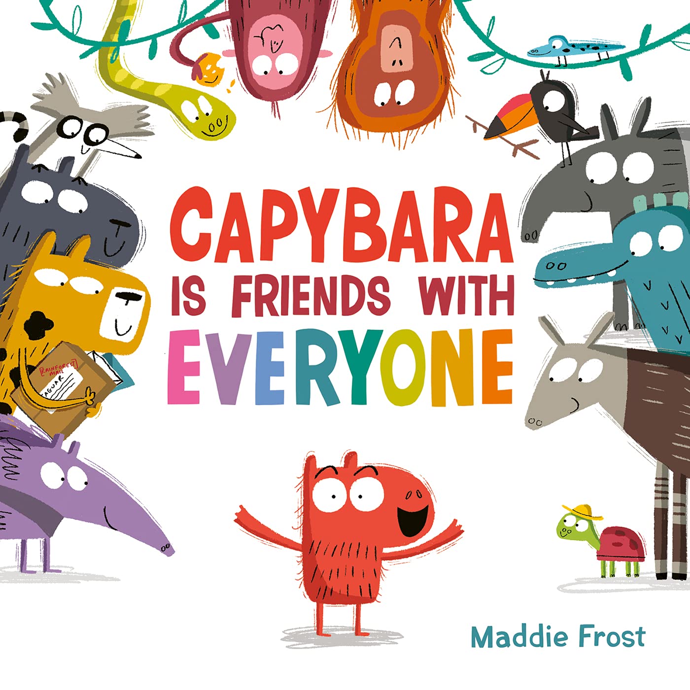 Capybara Is Friends with Everyone: Frost, Maddie, Frost, Maddie ...