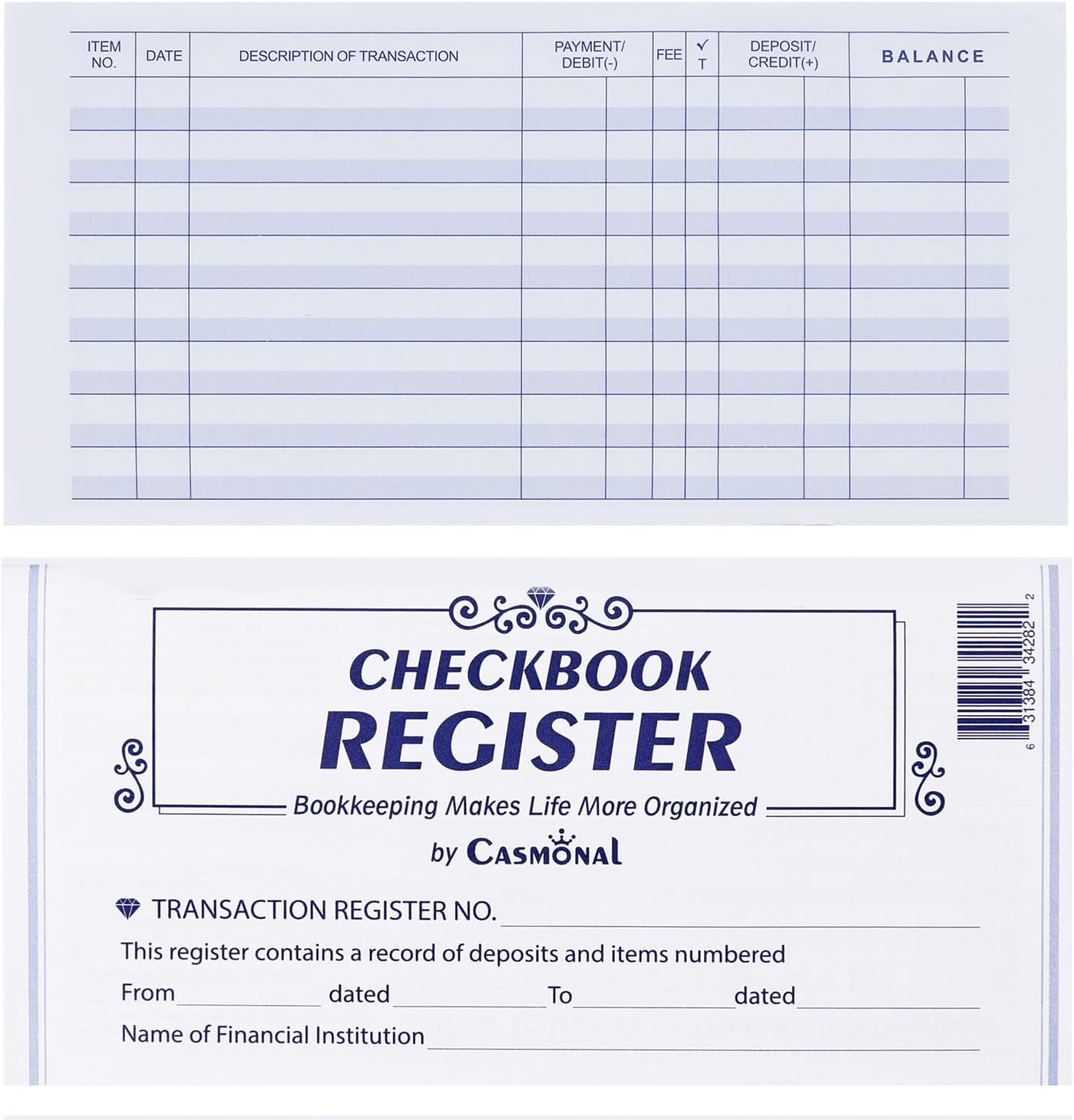 Amazon.com : 12 Pack Checkbook Register, Check Register Books for ...