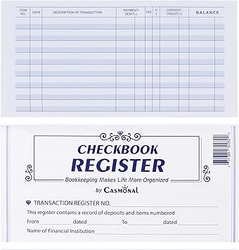 Amazon.com : 12 Pack Checkbook Register, Check Register Books for ...