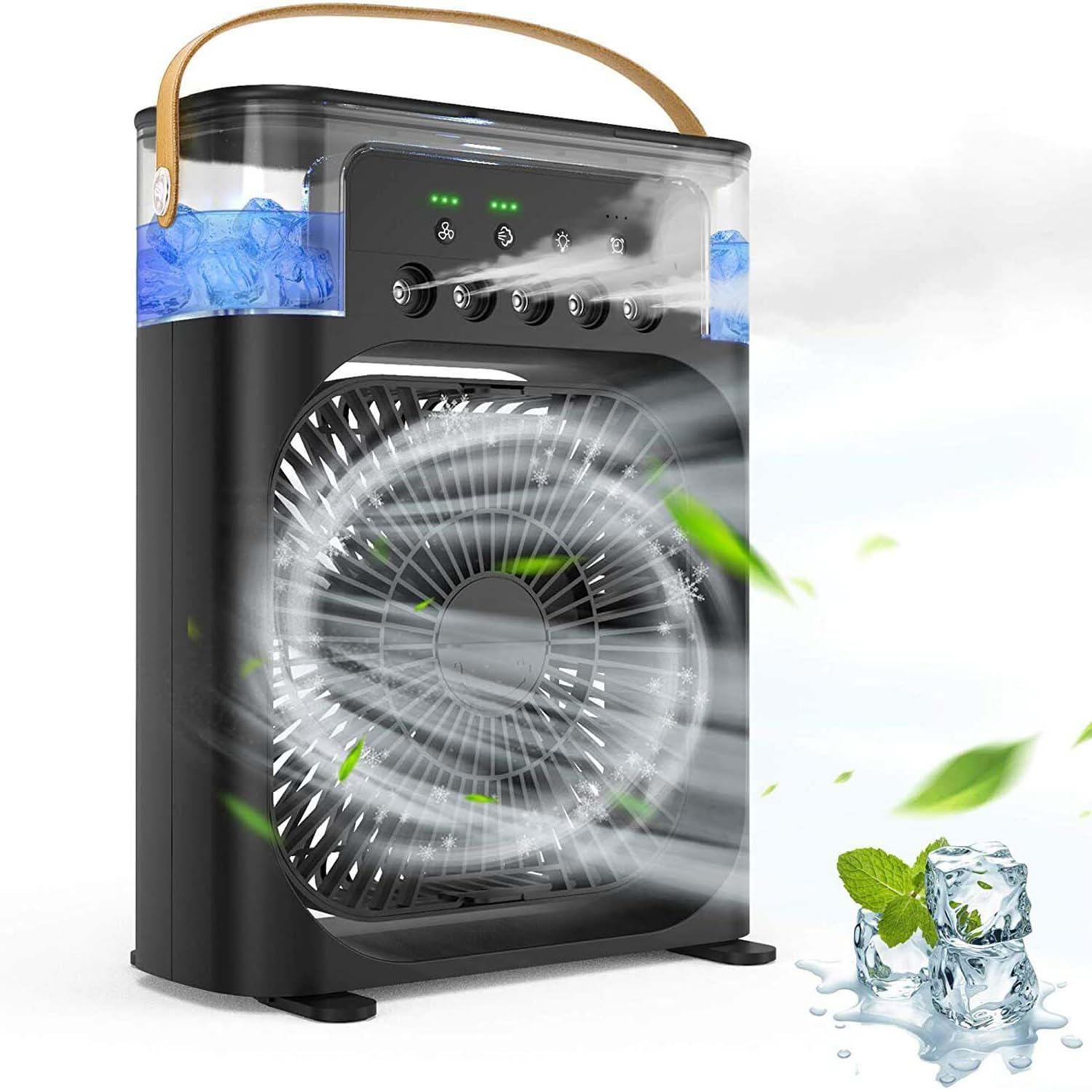 Fan Portable Air Conditioner Humidifier - Desk Fan Portable Fan Usb Fan ...