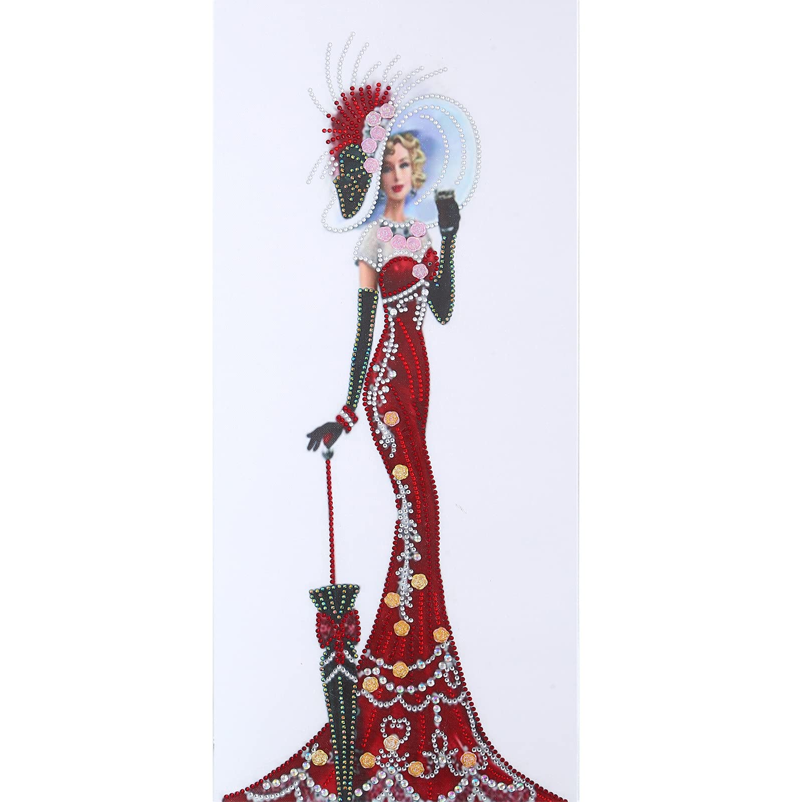 Amazon.com: LUSandy 5D Fancy Lady Diamond Painting Kits Partial Drill ...