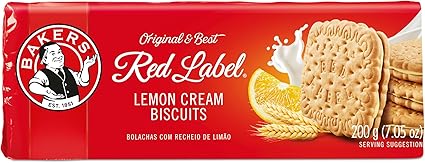 Bakers Red Label Lemon Creams Biscuit 200 g : Amazon.com.au: Pantry ...