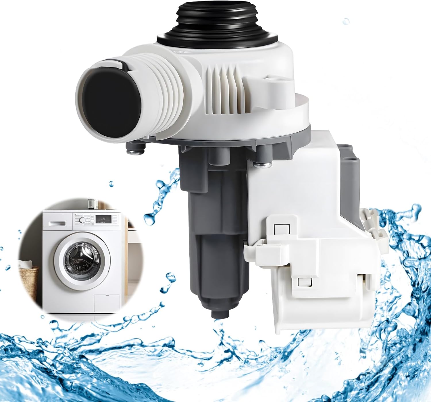 Amazon.com: ZJI Upgraded W10775446, W10919003 Washer Drain Pump ...