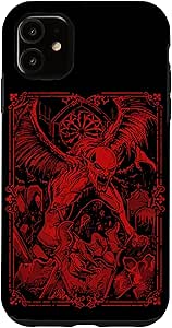 Amazon.com: iPhone 11 Devil Hell Occult Lucifer Satanic Baphomet ...