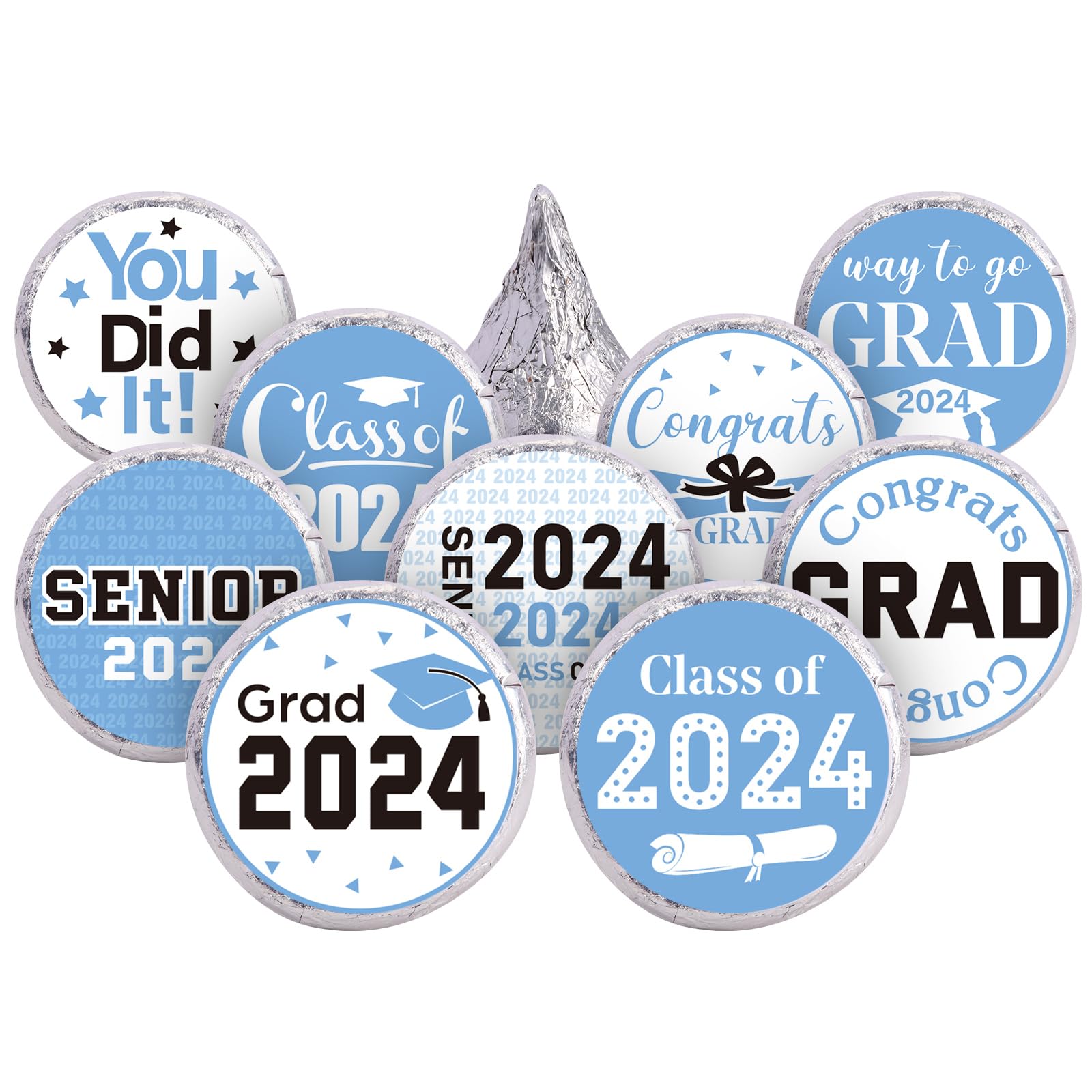 Snapklik.com : Chinco 504 Pieces 2024 Graduation Stickers Congrats Grad ...
