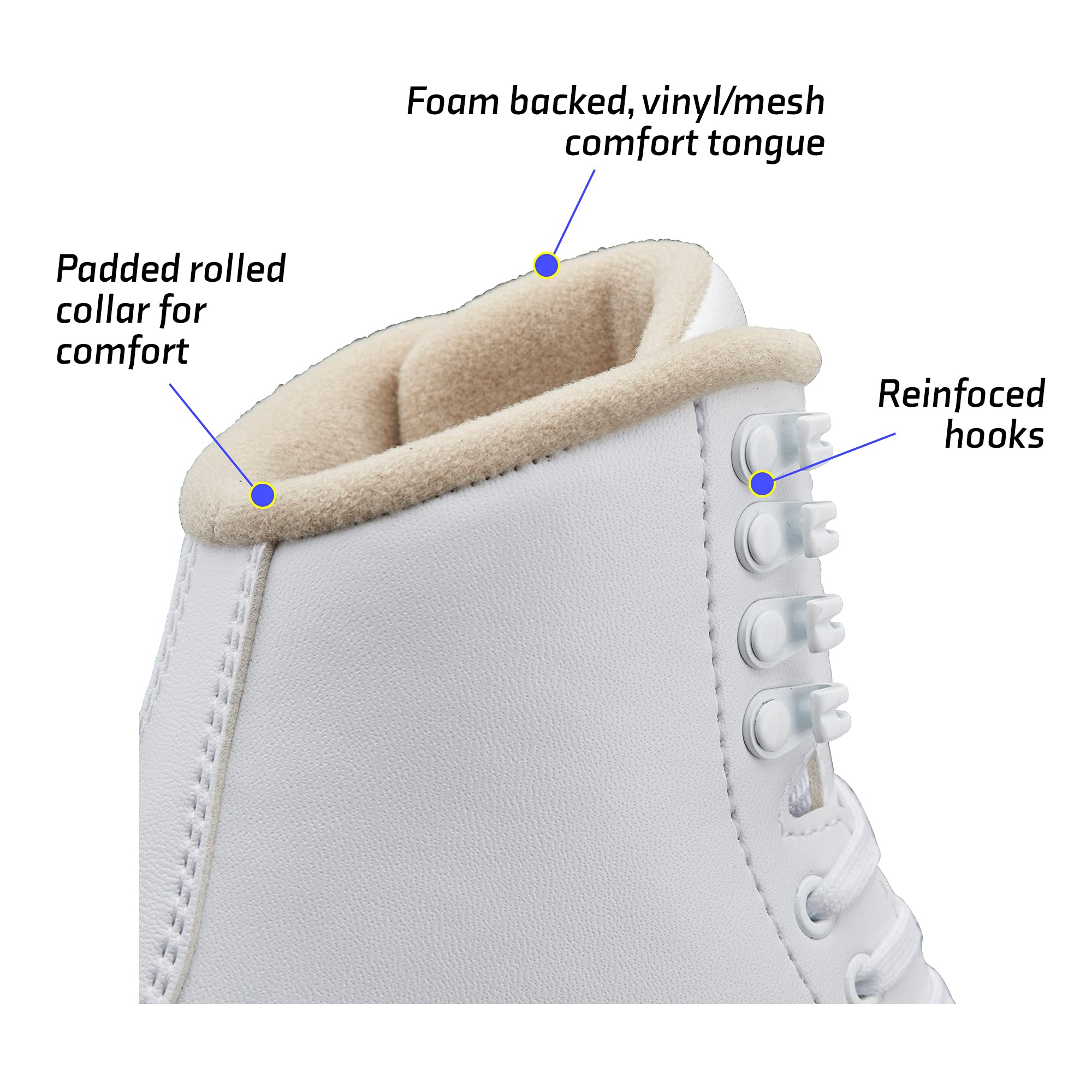 Snapklik.com : JACKSON ULTIMA Womens/Misses/Tots Excel Vinyl Upper Lace ...
