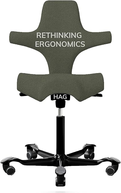 Amazon.com: Rethinking Ergonomics HAG Capisco Adjustable Sit to Stand ...