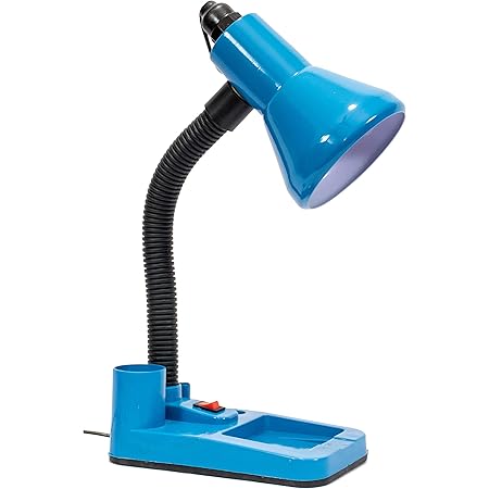 Buy Study Lamp with Metal Shade and Plastic Base (Blue, 316 Model ...