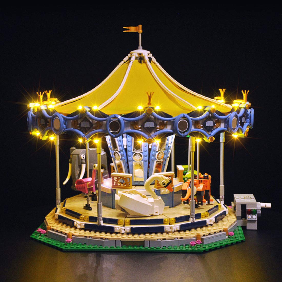 Buy 12che Battery Powered Light Kit for LEGO Carousel 10257 Upgrade ...