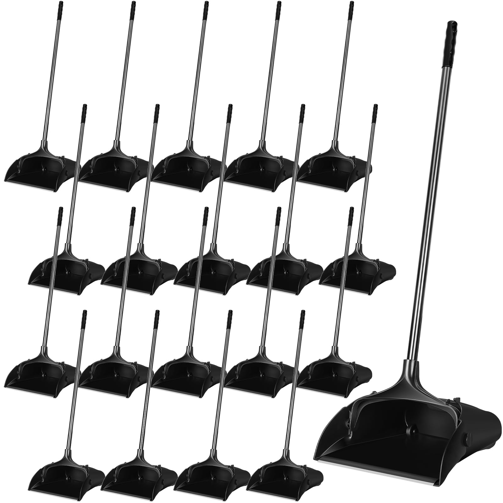 Amazon.com: Maxcheck 20 Pcs 37 Inch Lobby Dust Pan Bulk Upright Lobby ...